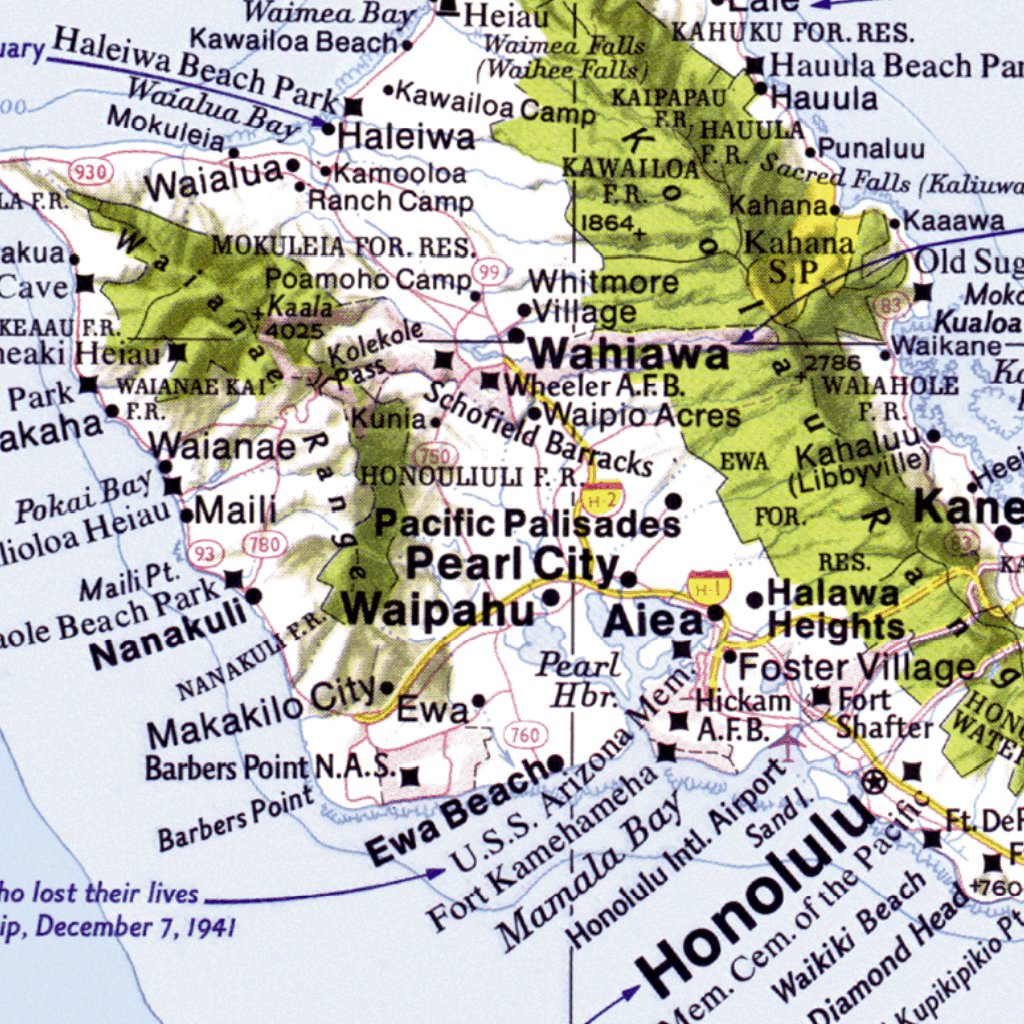 Hawaii 1976 Map by National Geographic | Avenza Maps