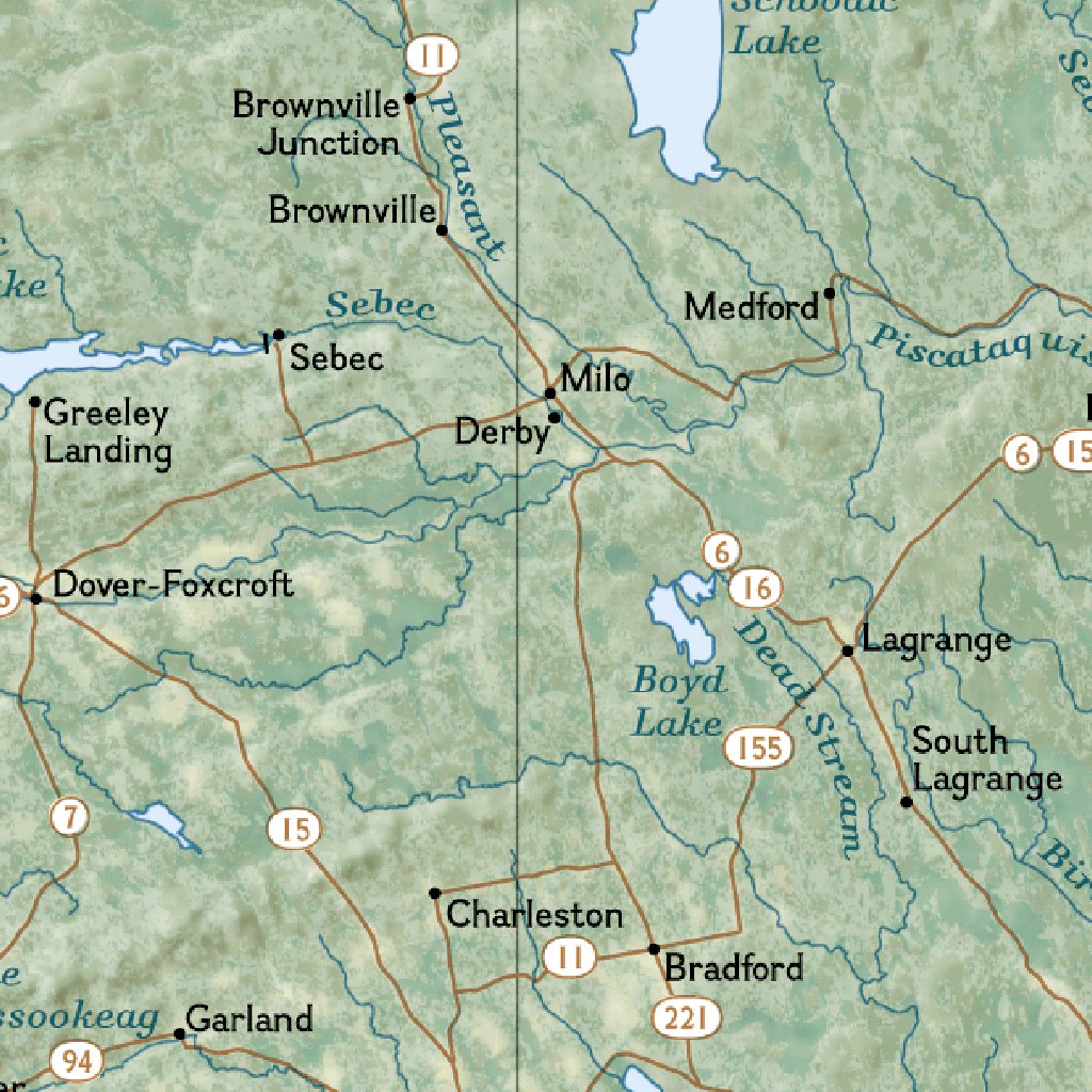 Maine Map by National Geographic | Avenza Maps