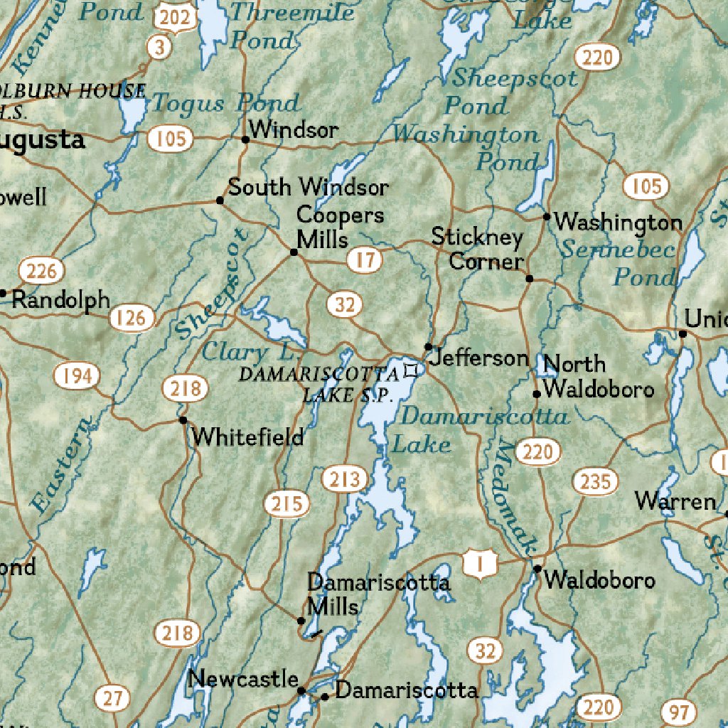 Maine Map by National Geographic | Avenza Maps