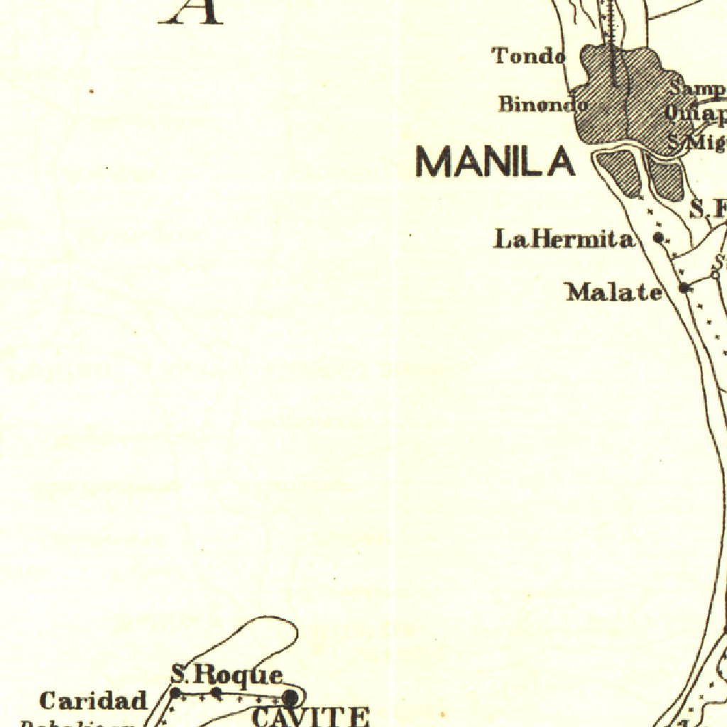 Theatre Of Military Operations In Luzon 1899 Map by National Geographic ...
