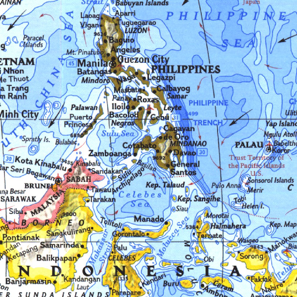 World Political 1994 Map by National Geographic | Avenza Maps
