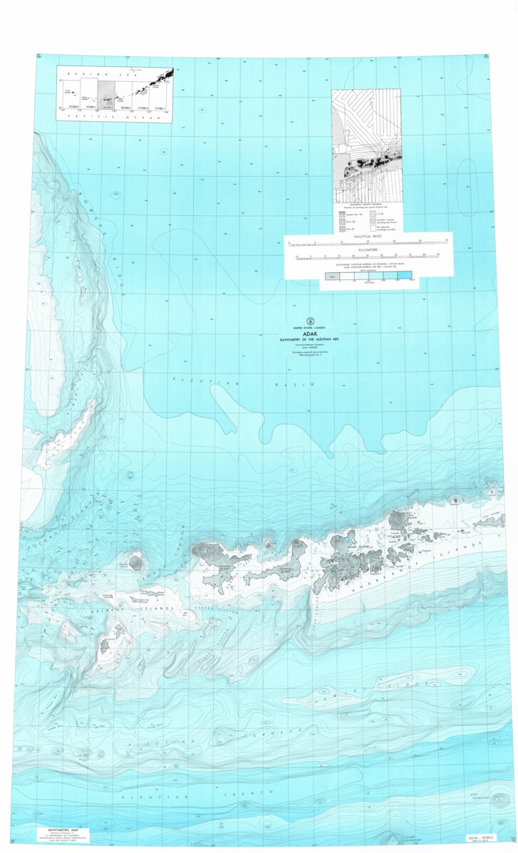Adak (1810N-2) Map by National Oceanographic & Atmospheric ...
