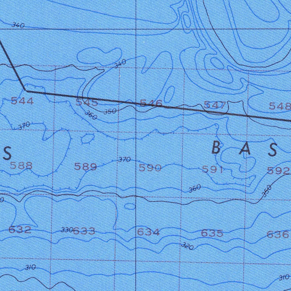 Browns Bank (NK 19-6) Map by National Oceanographic & Atmospheric ...