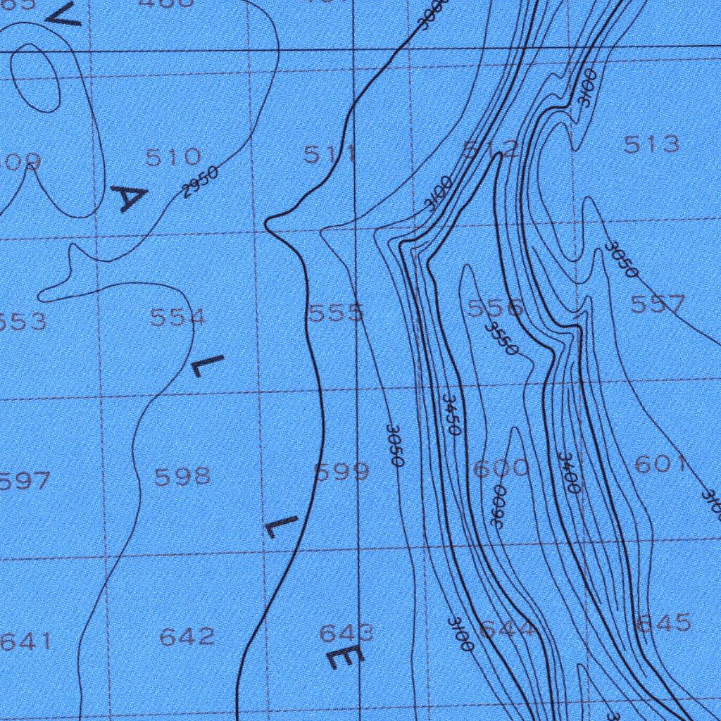 Heezen Plateau (NJ 19-4) Map by National Oceanographic & Atmospheric ...