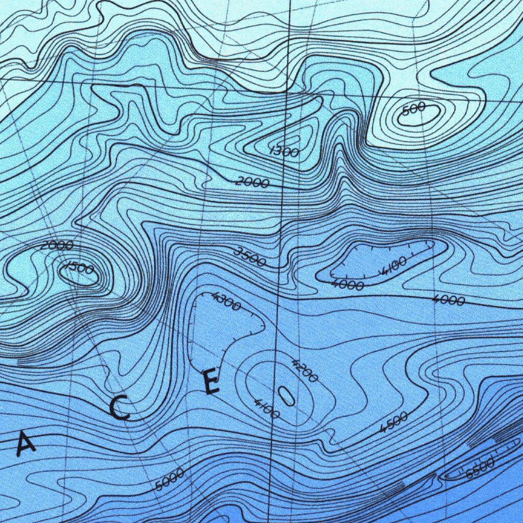 North Pacific Ocean (15248-14B) Map by National Oceanographic ...