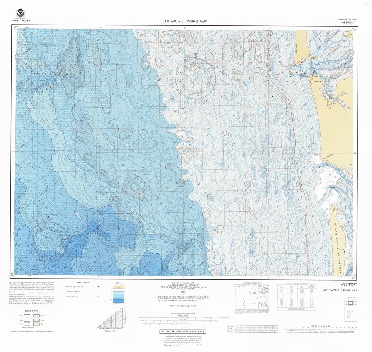 West Port (F-51) Map by National Oceanographic & Atmospheric ...