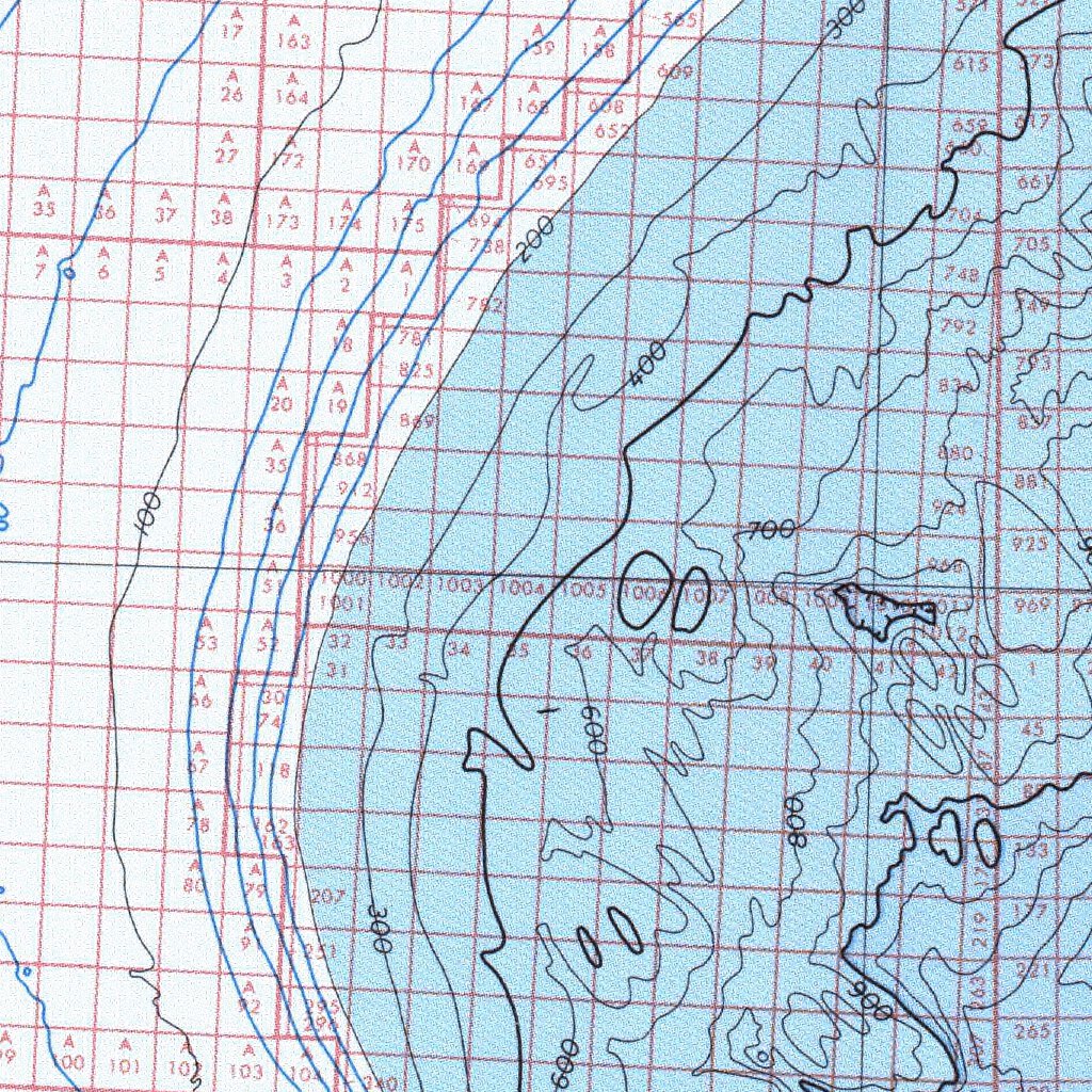 Western Gulf Of Mexico Pt. 1 (BR-7 Pt. 1) Map by National Oceanographic ...