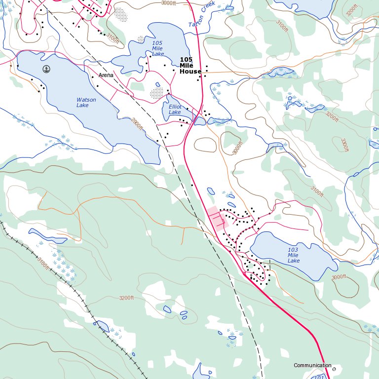 100 Mile House (092P11 Toporama) Map by Natural Resources Canada ...
