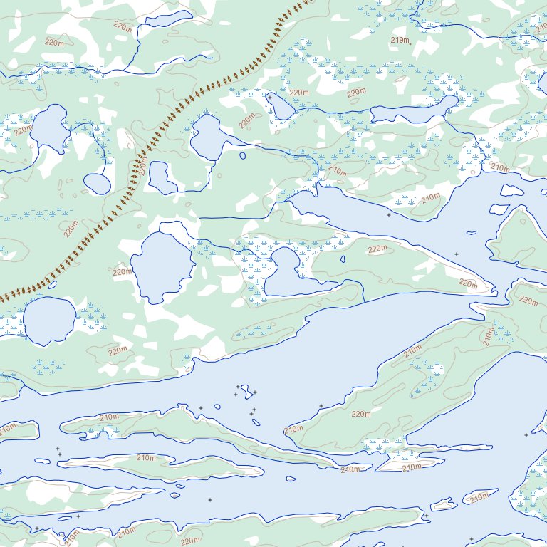 Allbright Lake, MB (063P01 Toporama) Map by Natural Resources Canada ...