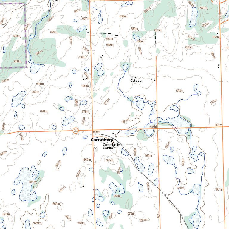 Baldwinton, SK (073C14 Toporama) Map by Natural Resources Canada ...