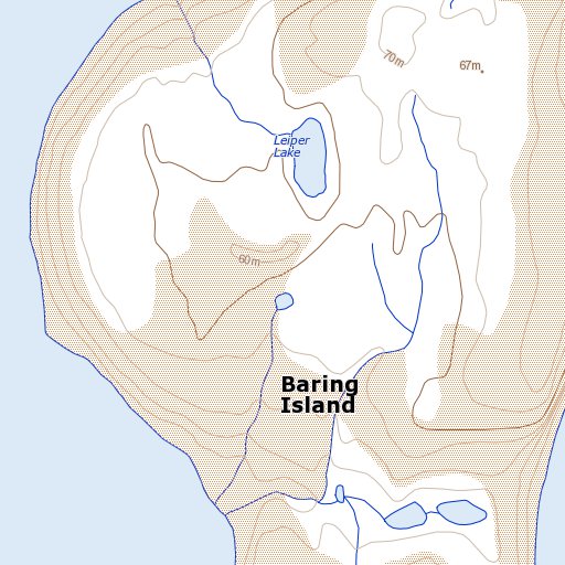 Baring Island, NU (058G13 Toporama) Map by Natural Resources Canada ...