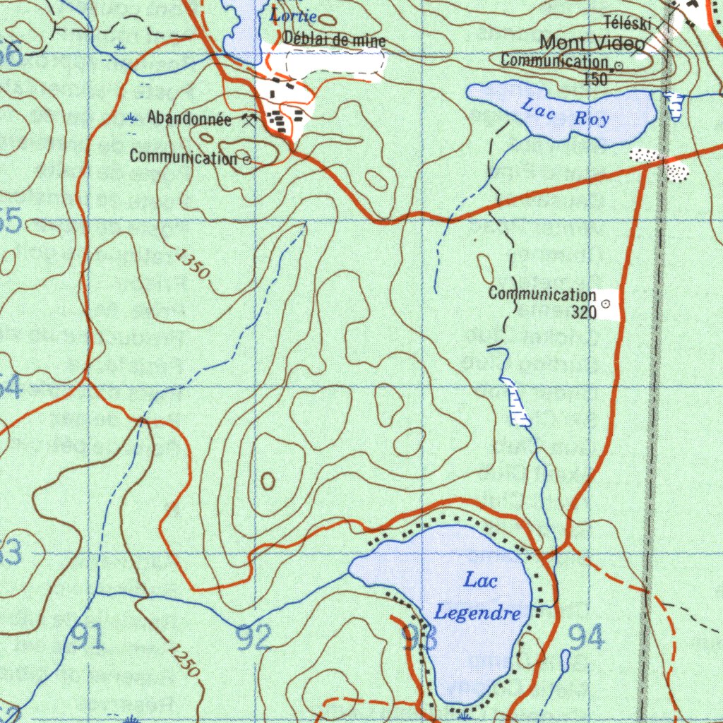 Barraute, QC (032C05 CanMatrix) Map by Natural Resources Canada ...