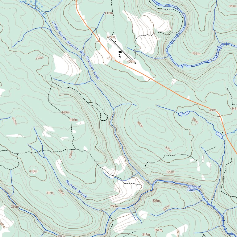 Big Bald Mountain, NB (021O01 Toporama) Map by Natural Resources Canada ...