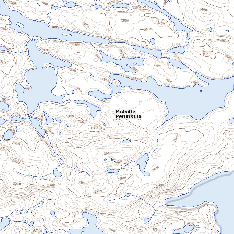 Blacks Inlet, NU (047C01 Toporama) Map by Natural Resources Canada ...