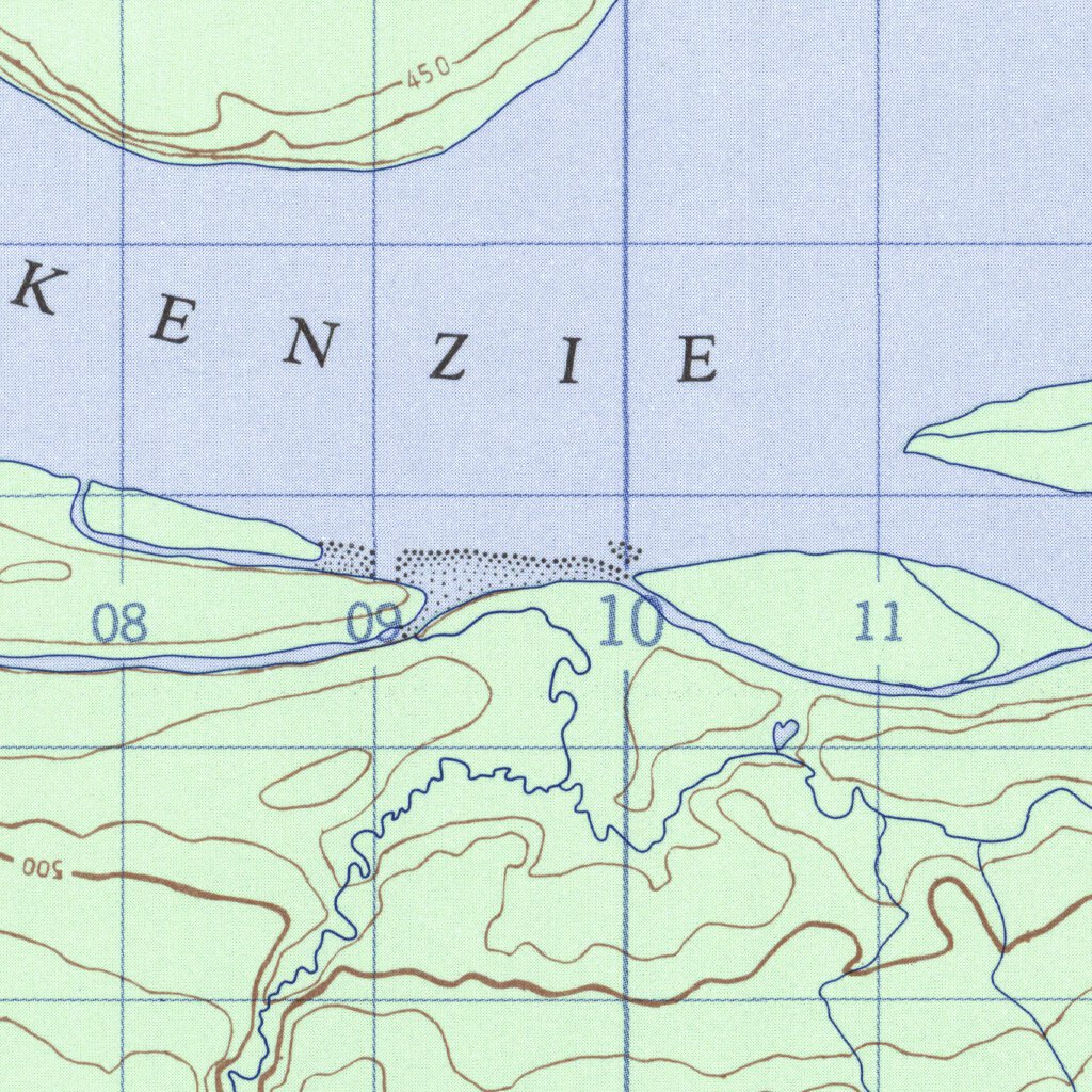 Burnt Island, NT (095J02 CanMatrix) Map by Natural Resources Canada ...