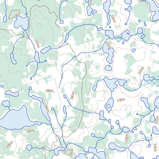 Burnt Lake, NT (106P08 Toporama) Map by Natural Resources Canada ...
