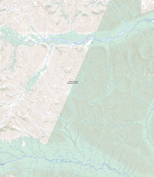 Cache Mountain, NT (106B08 Toporama) Map by Natural Resources Canada ...