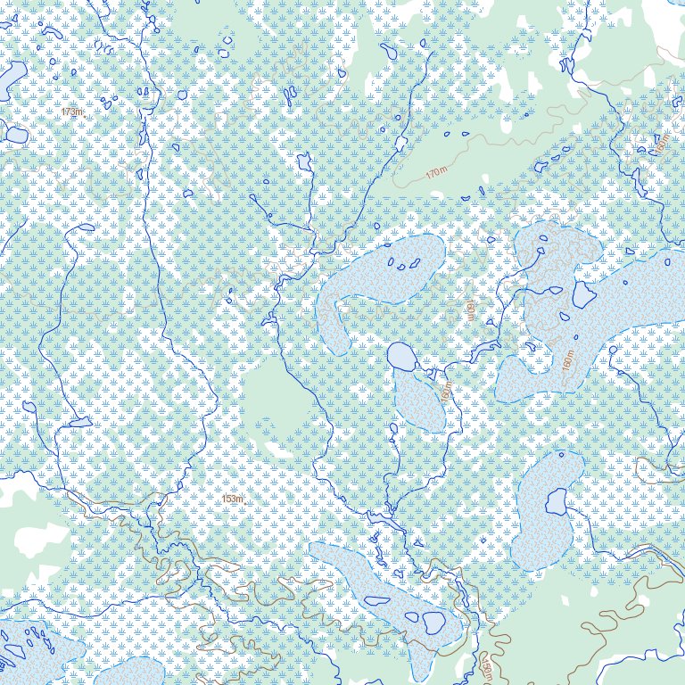 Callan Lake, MB (054B02 Toporama) Map by Natural Resources Canada ...