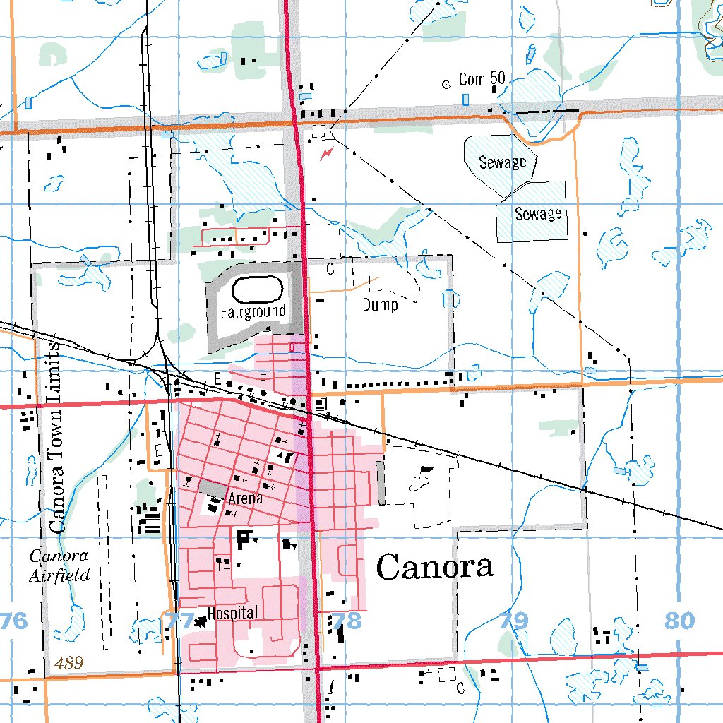 Canora, SK (062M09 CanMatrix) Map by Natural Resources Canada | Avenza Maps