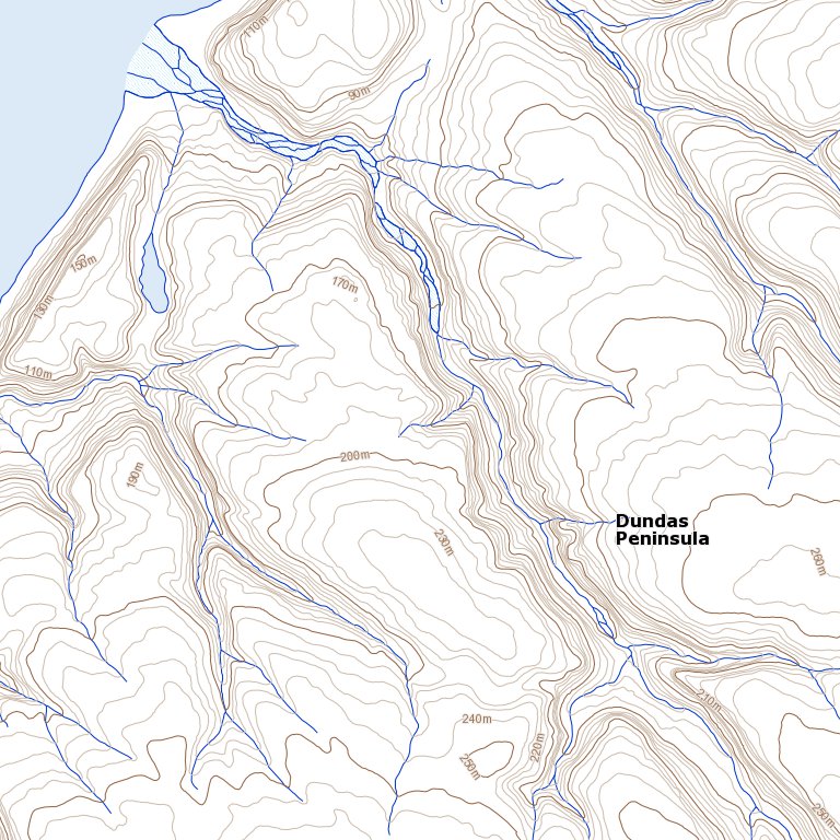 Cape James Ross, NT (088E11 Toporama) Map by Natural Resources Canada ...
