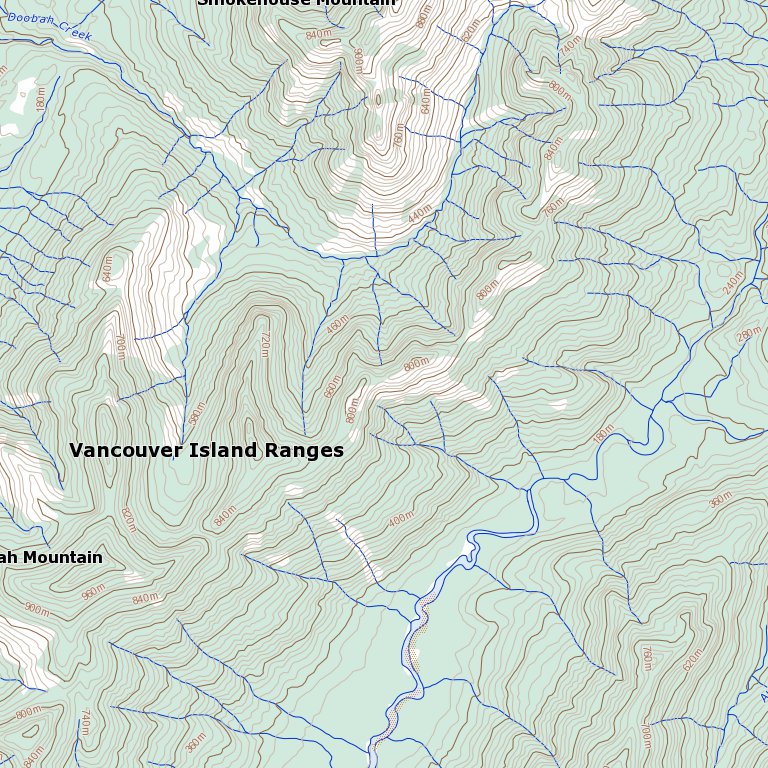 Carmanah Creek (092C10 Toporama) Map by Natural Resources Canada ...