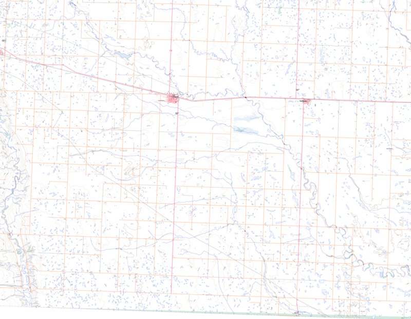 Carnduff, SK (062F04 Toporama) Map by Natural Resources Canada | Avenza ...