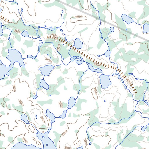 Casey Lake, NU (076G02 Toporama) Map by Natural Resources Canada ...