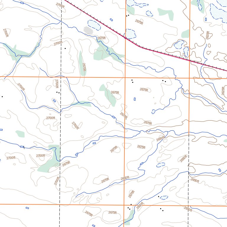 Castor, AB (073D04 Toporama) Map by Natural Resources Canada | Avenza Maps