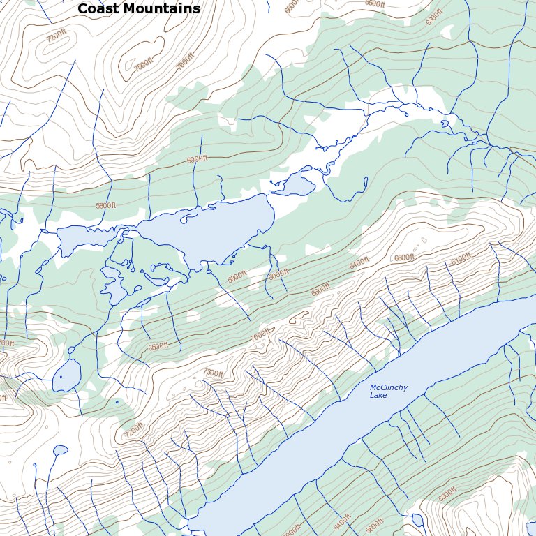 Charlotte Lake, BC (093C03 Toporama) Map by Natural Resources Canada ...