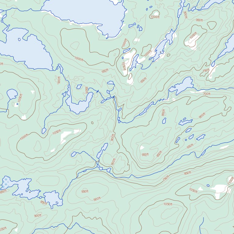 Chateau Pond, NL (013A01 Toporama) Map by Natural Resources Canada ...