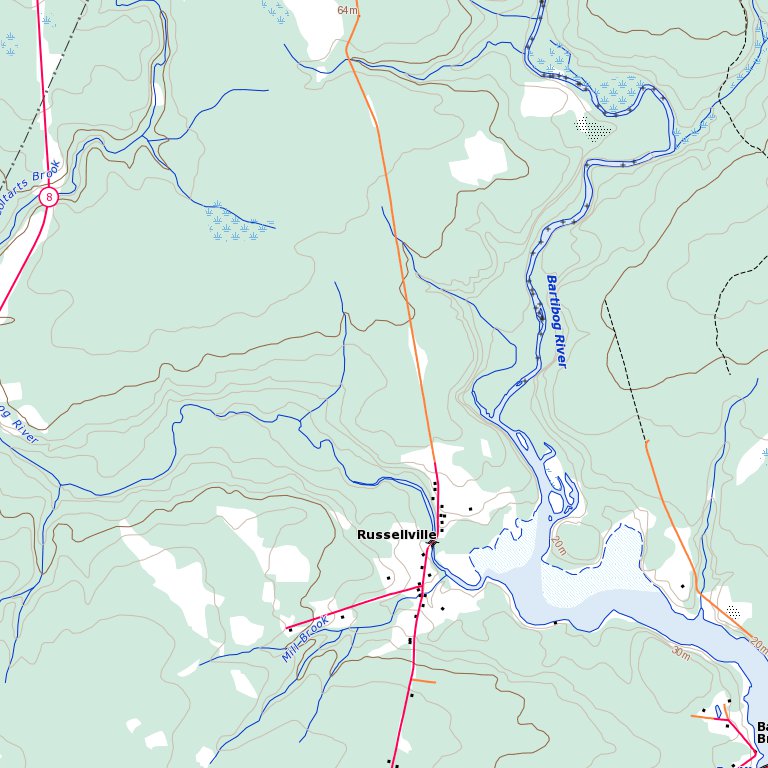 Chatham, NB (021P03 Toporama) Map by Natural Resources Canada | Avenza Maps