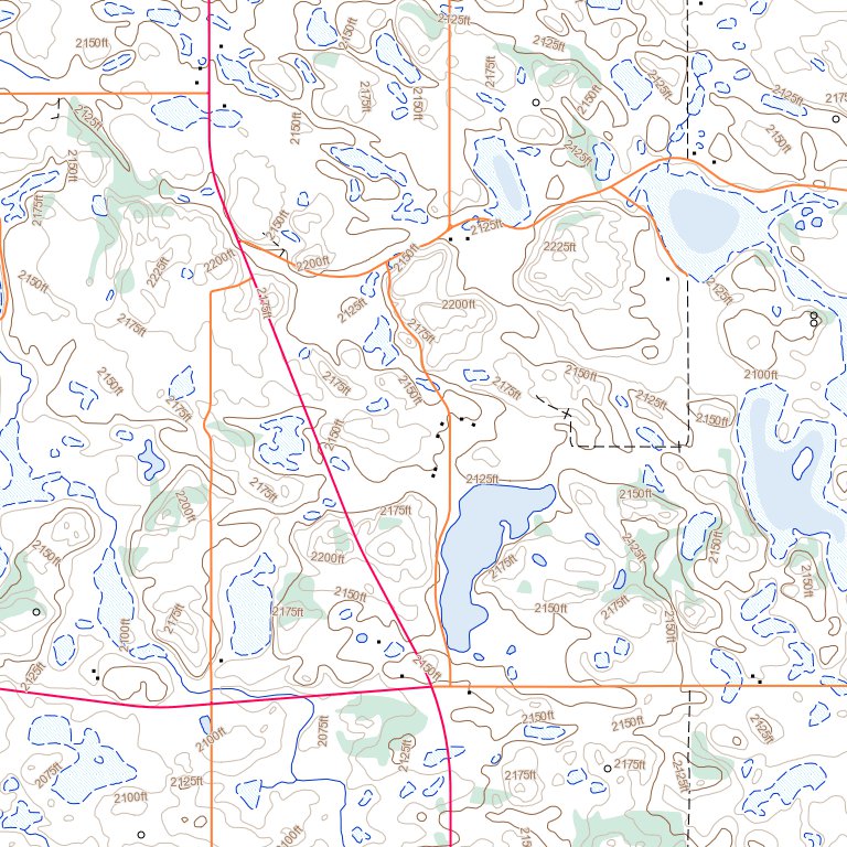 Clandonald, AB (073E10 Toporama) Map by Natural Resources Canada ...