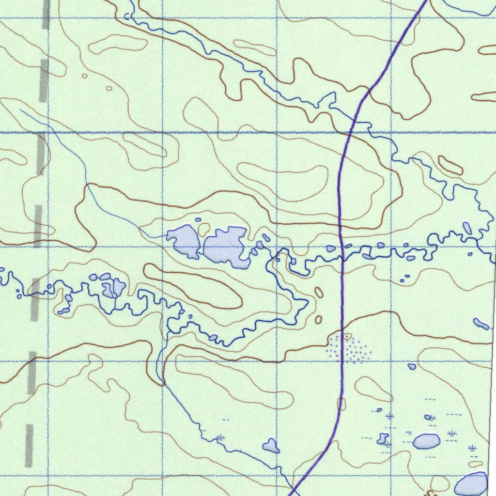 Clark Lake, MB (054D05 CanMatrix) Map by Natural Resources Canada ...