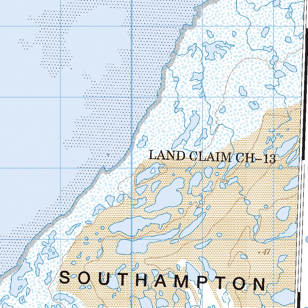 Coral Harbour, NU (046B03 CanMatrix) Map by Natural Resources Canada ...