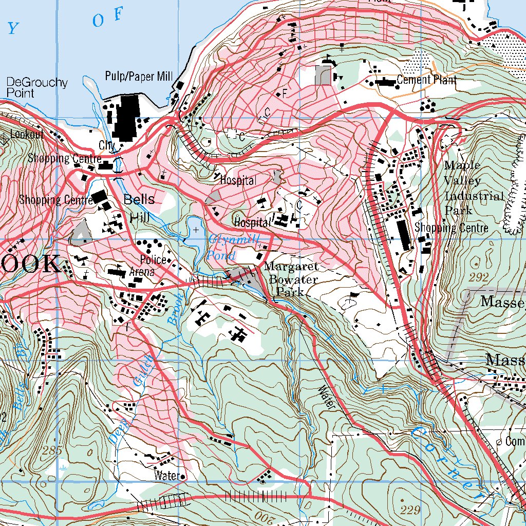 Corner Brook, NL (012A13 CanMatrix) Map by Natural Resources Canada ...