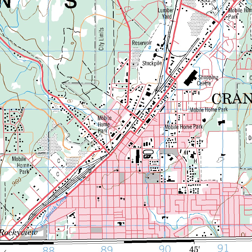Cranbrook, BC (082G12 CanMatrix) Map by Natural Resources Canada ...