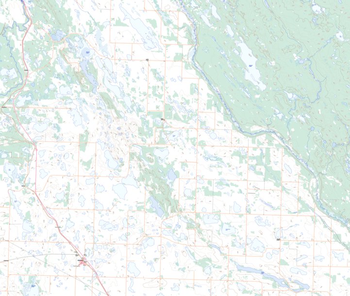 Debden (073G10 Toporama) Map by Natural Resources Canada | Avenza Maps