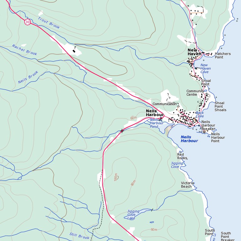 Dingwall, NS (011K16 Toporama) Map by Natural Resources Canada | Avenza ...