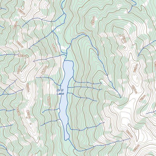 Dozer Lake, NT (105I07 Toporama) Map by Natural Resources Canada ...