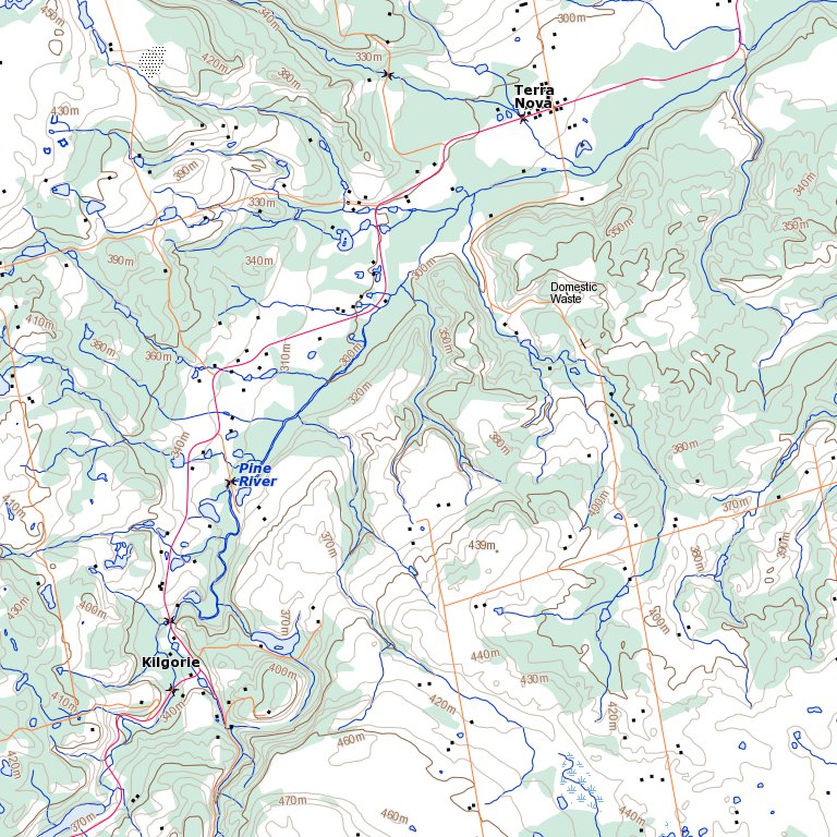 Dundalk, ON (041A01 Toporama) Map by Natural Resources Canada | Avenza Maps