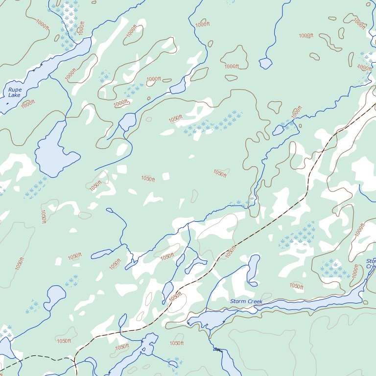Esnagami Lake, ON (042L07 Toporama) Map by Natural Resources Canada ...