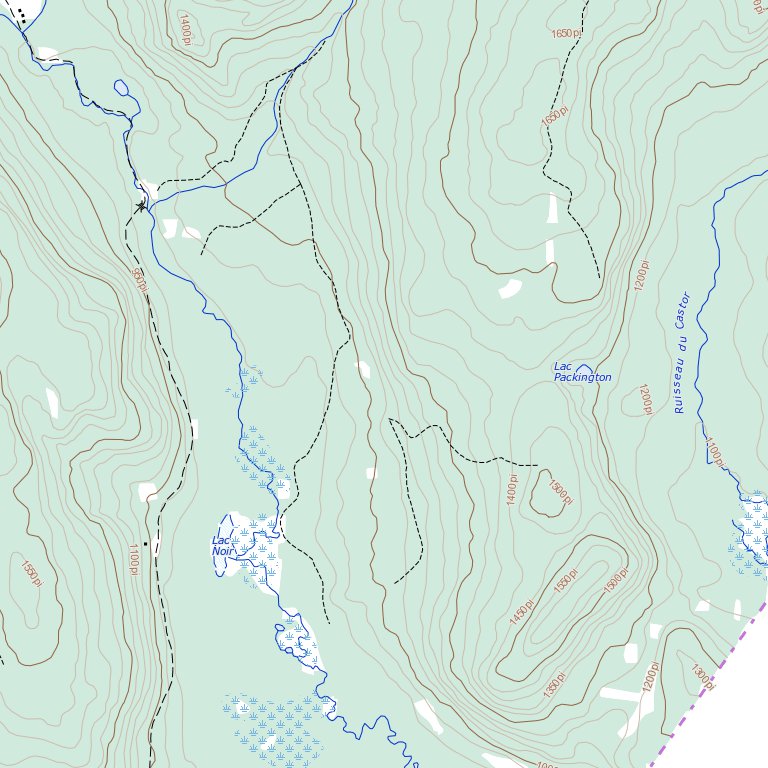 Estcourt, NB (021N06 Toporama) Map by Natural Resources Canada | Avenza ...