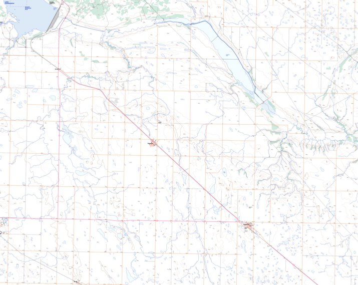 Eyebrow (072J16 Toporama) Map by Natural Resources Canada | Avenza Maps