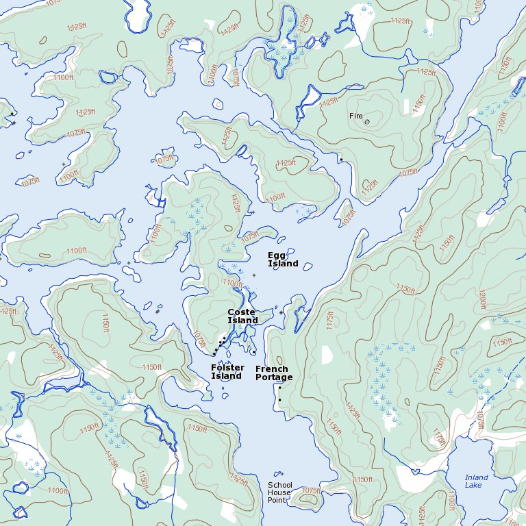 Falcon Island, ON (052E07 Toporama) Map by Natural Resources Canada ...