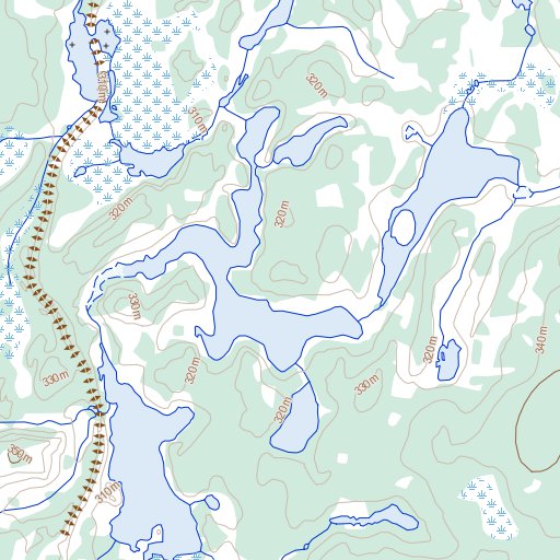 Finner Lake, MB (064N08 Toporama) Map by Natural Resources Canada ...