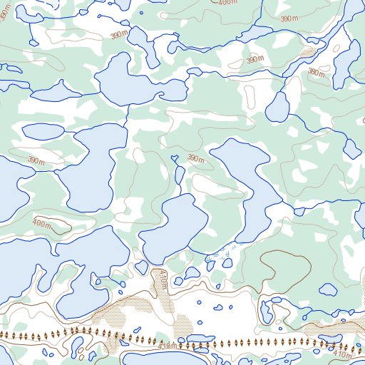 Ford Lake, NT (075O03 Toporama) Map by Natural Resources Canada ...