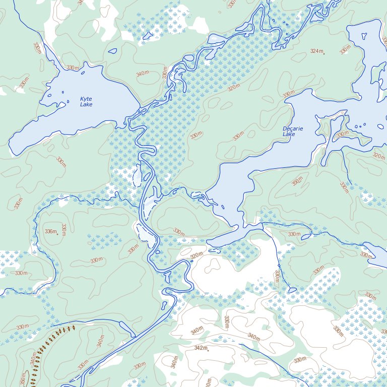 Forester Lake, ON (053B08 Toporama) Map by Natural Resources Canada ...