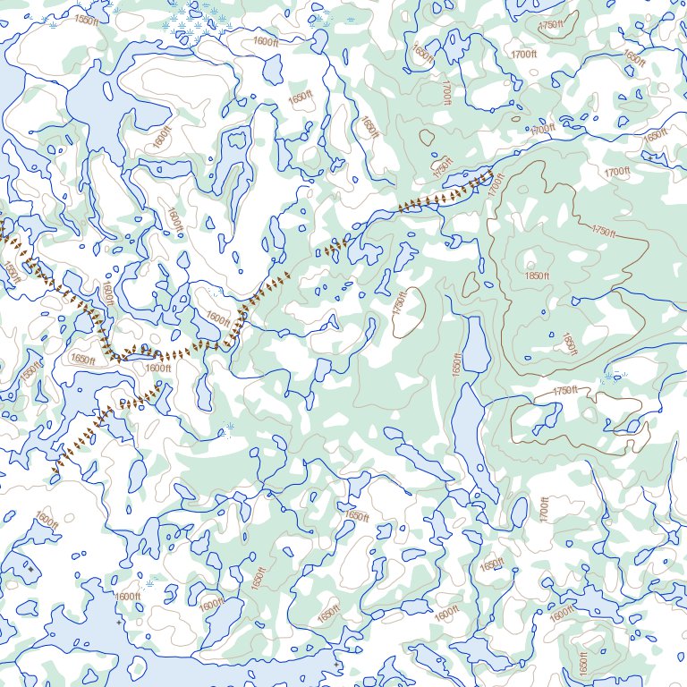 Fremont Lake, NL (013L03 Toporama) Map by Natural Resources Canada ...