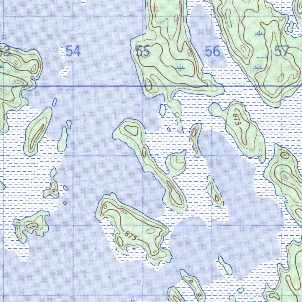 Goodwin Lake, MB (064B04 CanMatrix) Map by Natural Resources Canada ...