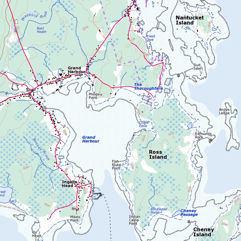Grand Manan Island, NB (021B10 Toporama) Map by Natural Resources ...